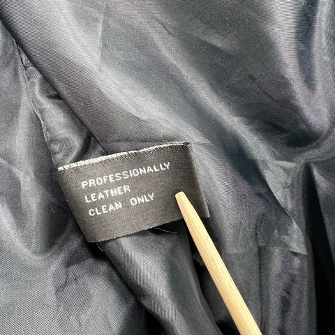 Vintage 90s Excelled Genuine Leather Long Trench Coat Jacket Sz 2X ...