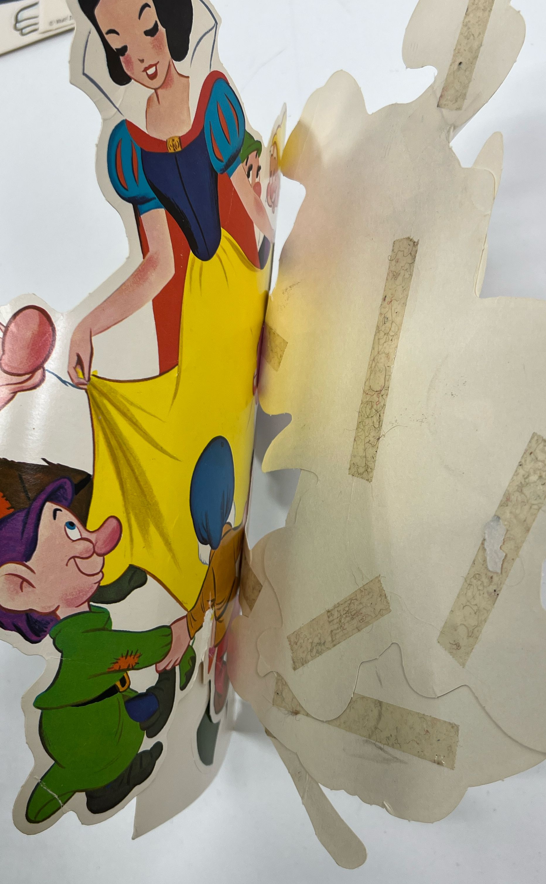Vintage Collectible Walt Disney Productions Paper Cut Out Wall Decor L ...