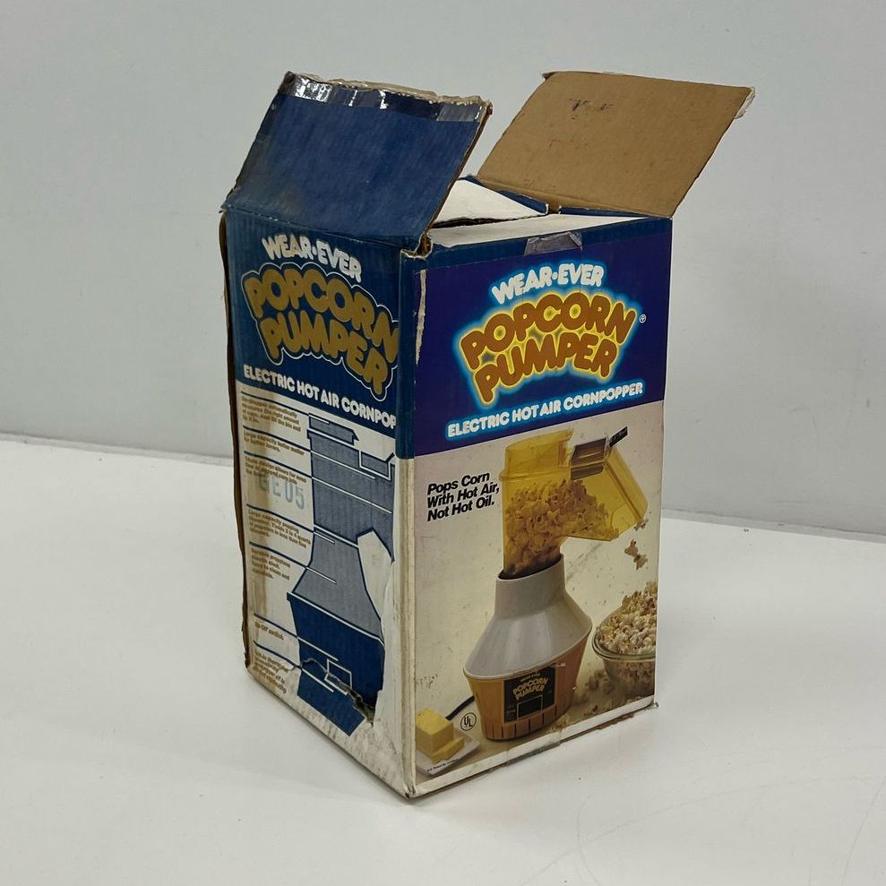 Vintage NIB Wear-ever Popcorn Pumper electric Hot Air Corn Popper Elec ...