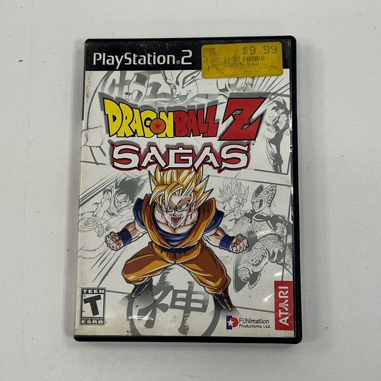 Sony Playstation 2 PS2 DragonBall Z Sagas Game in Case UNTESTED - Shop ...